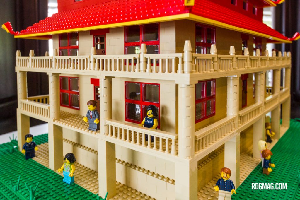 LEGO Artist Kelly Hoffman Builds Brick Pagoda